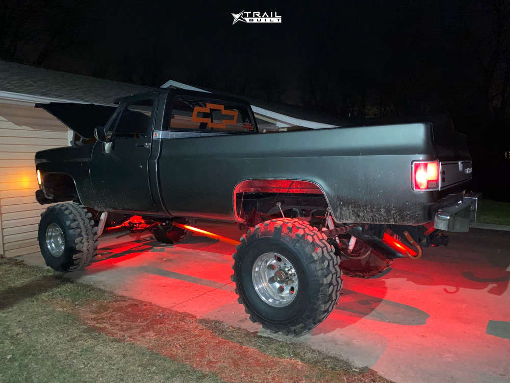 1976 Chevrolet K20 Wheel Offset Aggressive > 1" Outside Fender ...