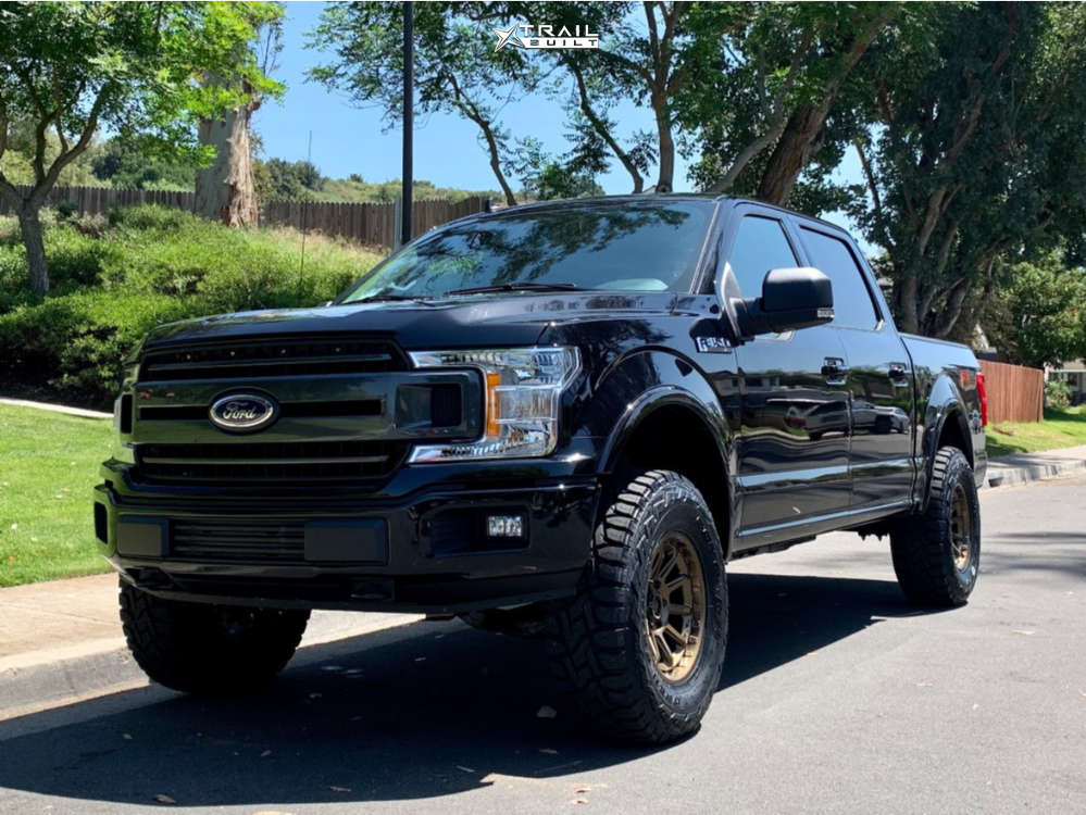 2019 Ford F-150 Wheel Offset Slightly Aggressive Leveling Kit | 1063692 ...