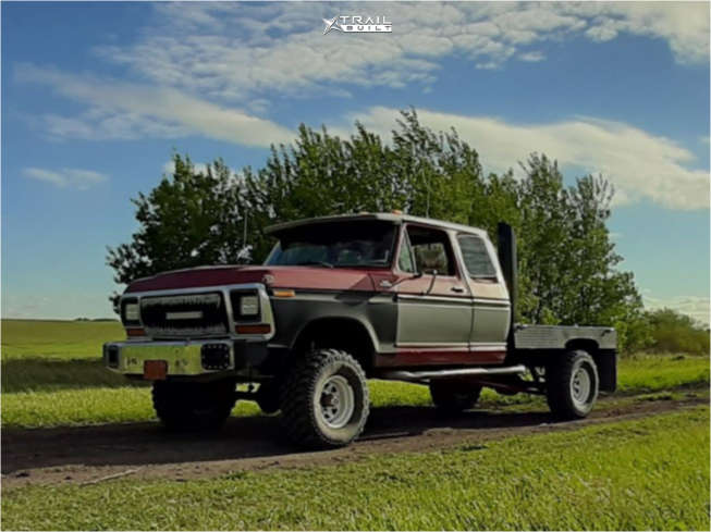 1979 Ford F-150 Wheel Offset Slightly Aggressive Suspension Lift 4 ...