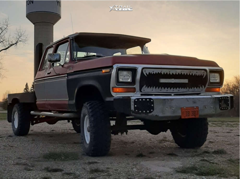 1979 Ford F-150 Wheel Offset Slightly Aggressive Suspension Lift 4 ...