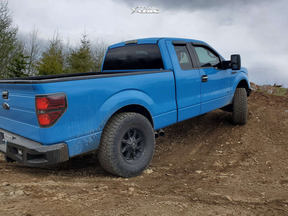 2012 Ford F-150 Wheel Offset Aggressive > 1" Outside Fender Leveling ...