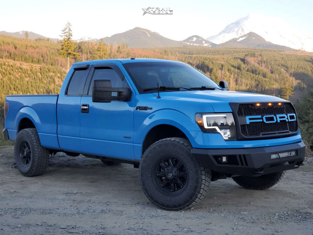 2012 Ford F-150 Wheel Offset Aggressive > 1" Outside Fender Leveling ...