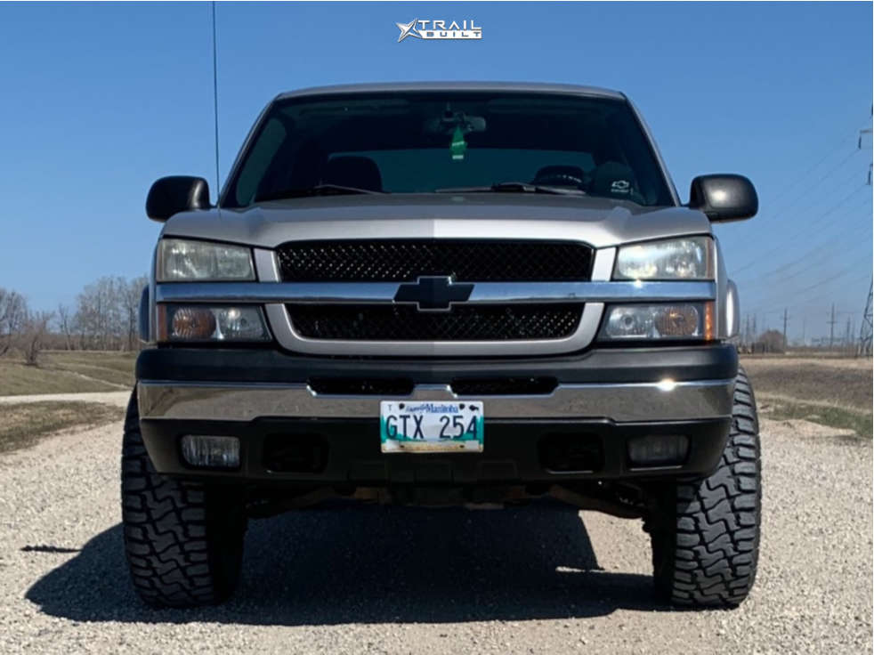 2004 Chevrolet Silverado 1500 Wheel Offset Aggressive > 1" Outside ...