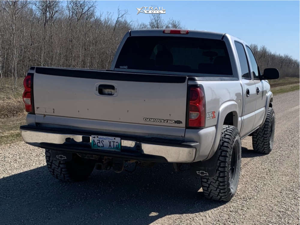 2004 Chevrolet Silverado 1500 Wheel Offset Aggressive > 1" Outside ...