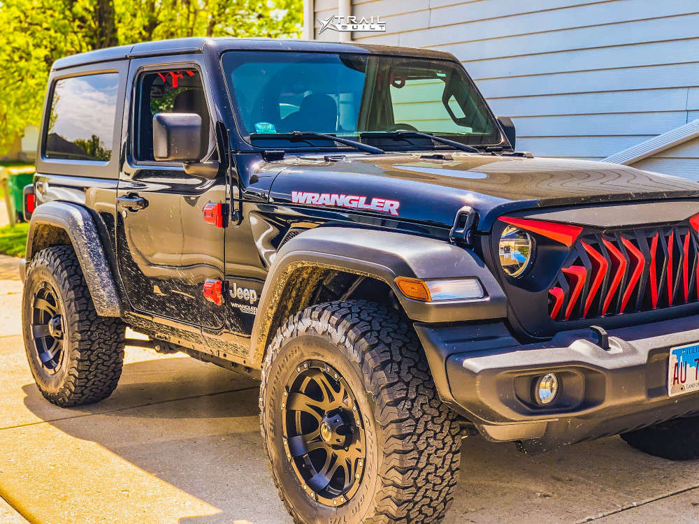2018 Jeep Wrangler Wheel Offset Aggressive > 1" Outside Fender Stock ...