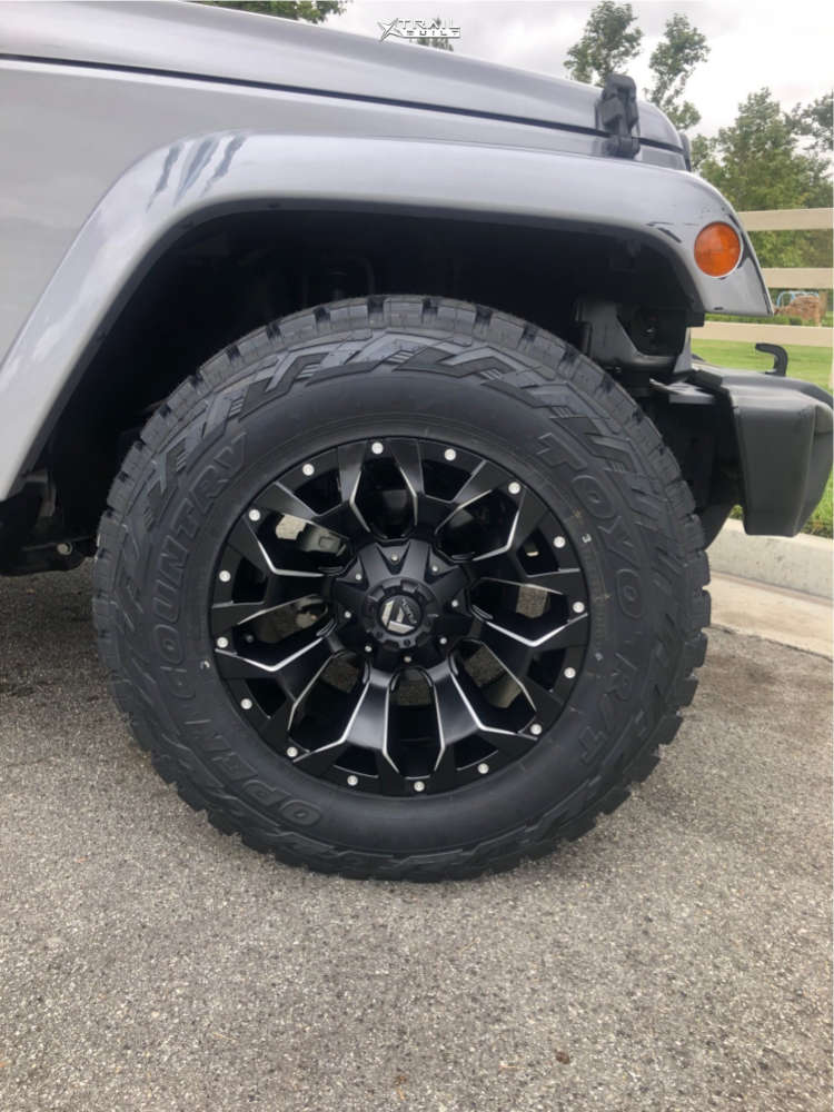 2017 Jeep Wrangler Wheel Offset Aggressive > 1" Outside Fender Stock ...