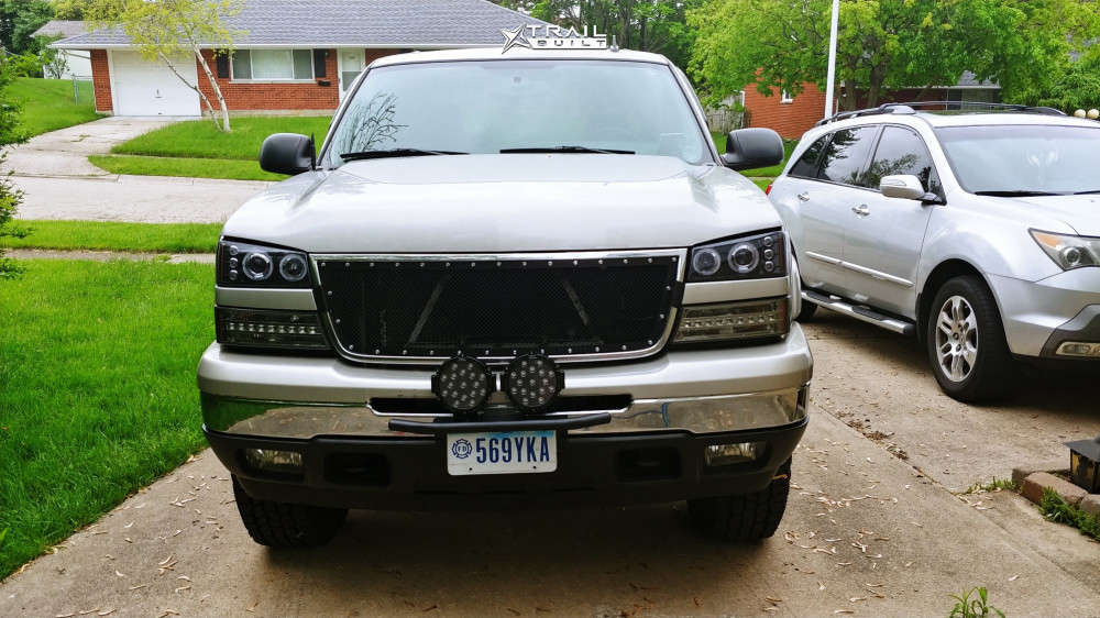 2006 Chevrolet Silverado 1500 Wheel Offset Slightly Aggressive Leveling ...