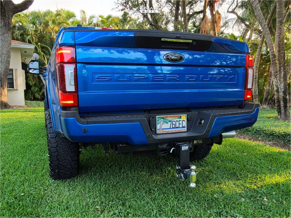 2020 Ford F-250 Super Duty Wheel Offset Aggressive > 1" Outside Fender ...