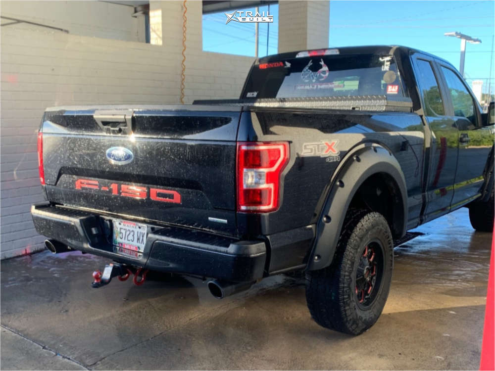 2019 Ford F-150 Wheel Offset Aggressive > 1" Outside Fender Leveling ...