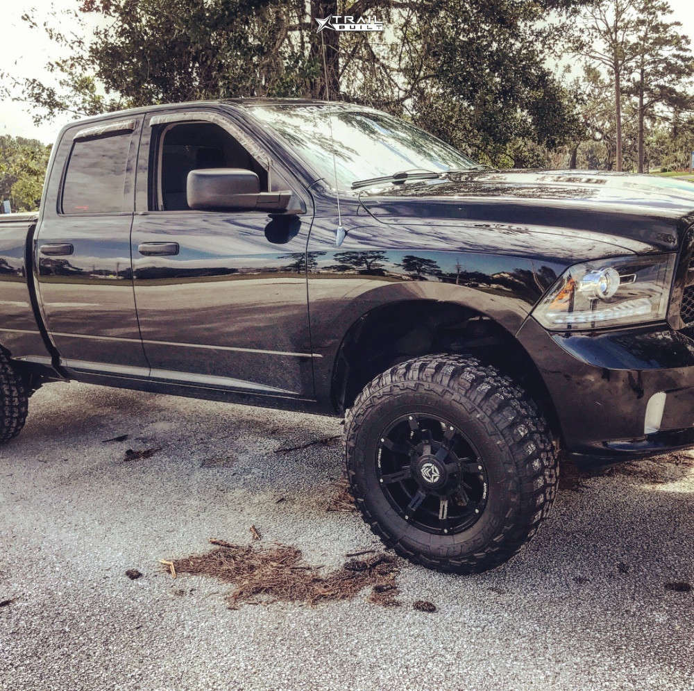 2014 Ram 1500 Wheel Offset Aggressive > 1" Outside Fender Suspension ...