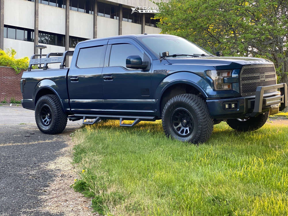 2016 Ford F-150 Wheel Offset Slightly Aggressive Leveling Kit | 1099683 ...