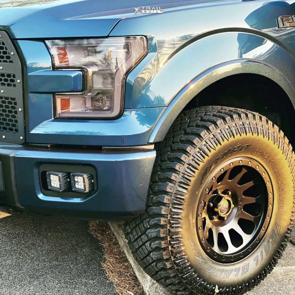 2016 Ford F-150 Wheel Offset Slightly Aggressive Leveling Kit | 1099683 ...