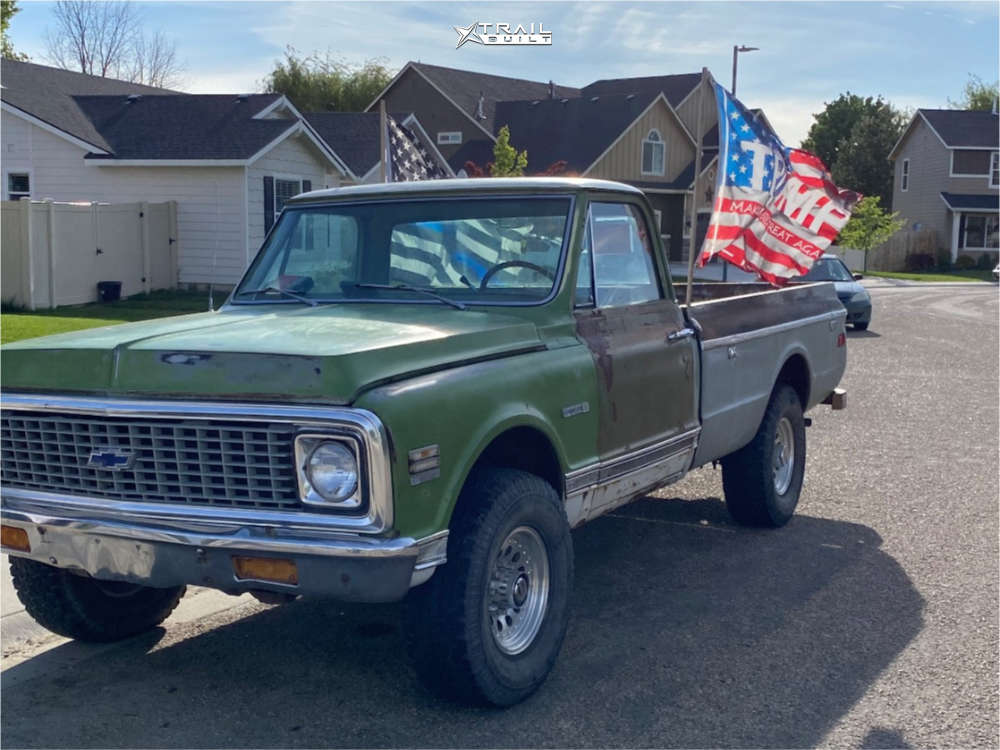 1972 Chevrolet K20 Pickup Wheel Offset Slightly Aggressive Stock ...