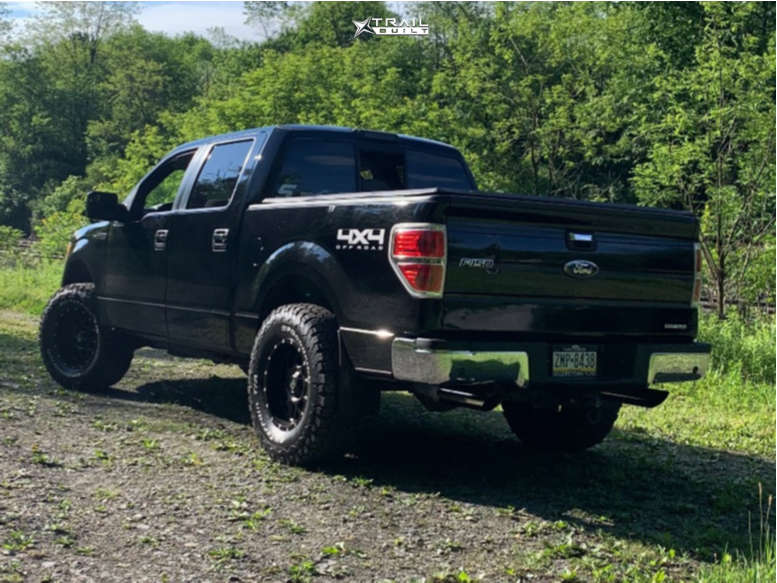 2011 Ford F-150 Wheel Offset Aggressive > 1" Outside Fender Leveling Kit | 1109584 | TrailBuilt ...