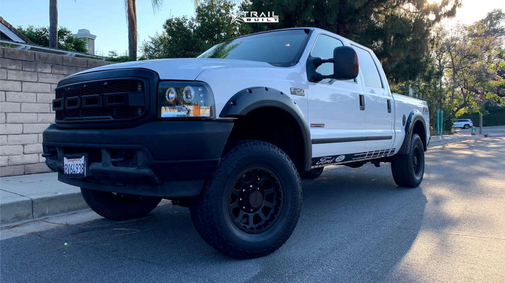 2004 Ford F-250 Super Duty Wheel Offset Slightly Aggressive Leveling ...