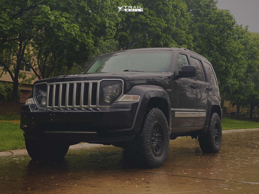 2012 Jeep Liberty Wheel Offset Aggressive > 1" Outside Fender Leveling ...