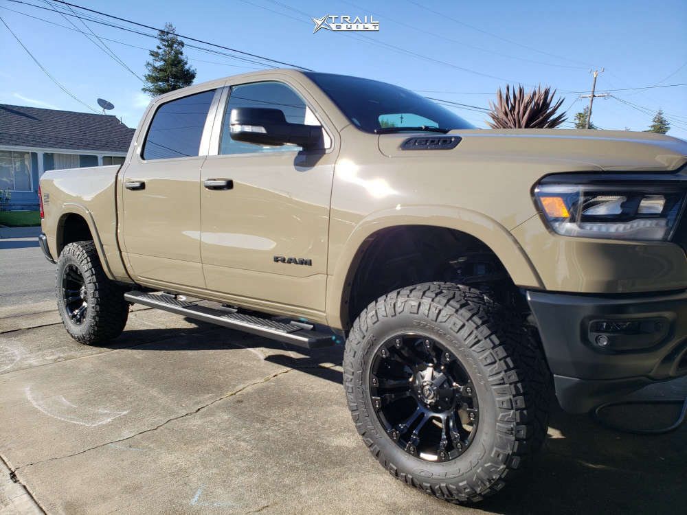 2020 Ram 1500 Wheel Offset Aggressive > 1" Outside Fender Suspension ...