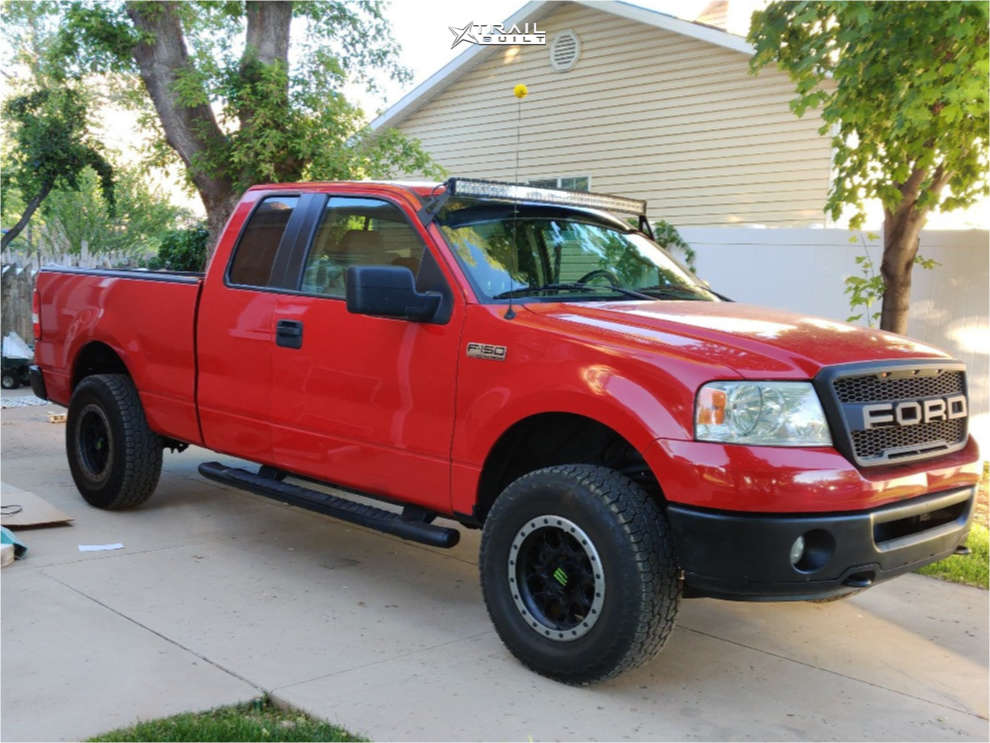 2006 Ford F-150 Wheel Offset Slightly Aggressive Leveling Kit | 1127207 ...