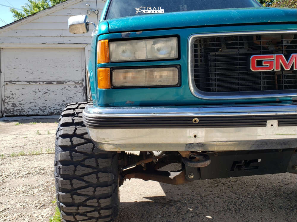 1994 GMC K1500 Wheel Offset Super Aggressive 3"-5" Suspension Lift 6 ...