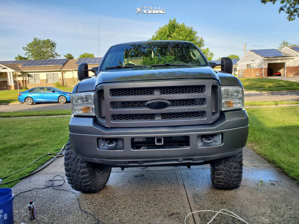 2005 Ford F-250 Super Duty Wheel Offset Aggressive > 1" Outside Fender ...