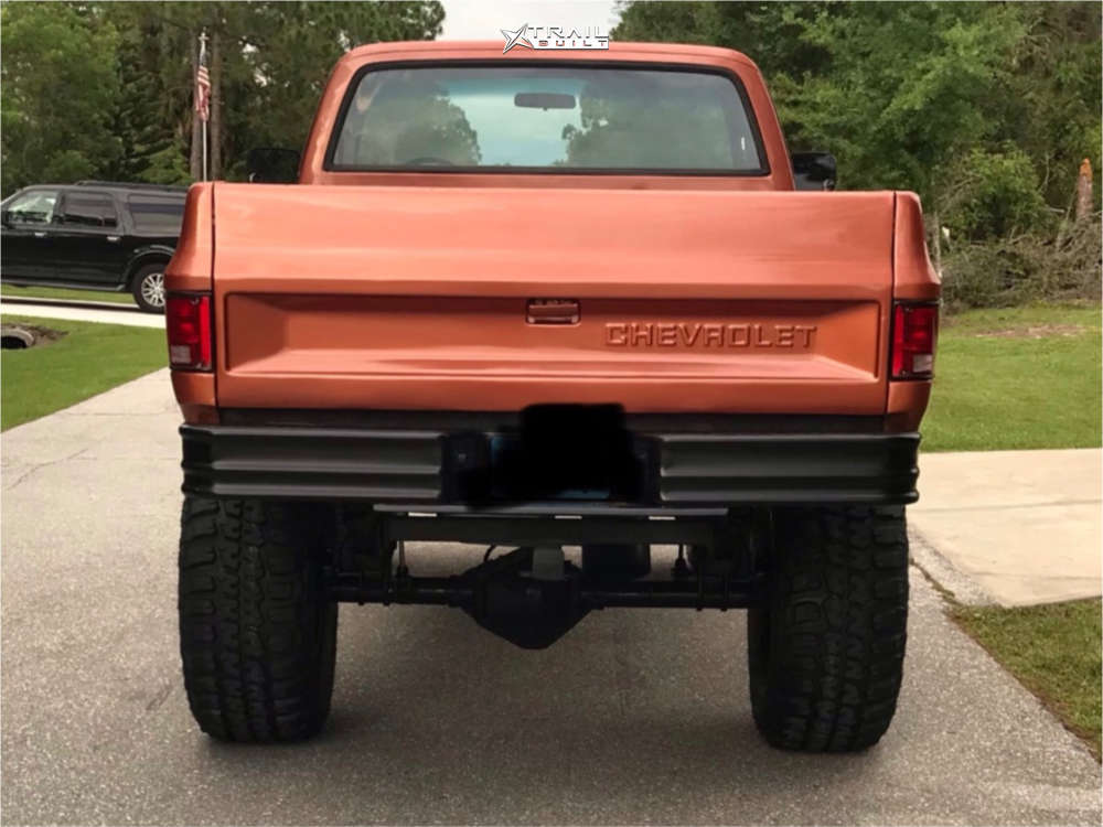 1986 Chevrolet K30 Wheel Offset Aggressive > 1" Outside Fender ...