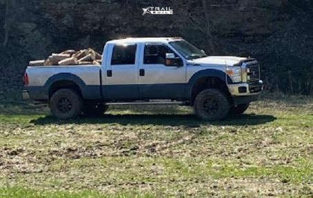 2016 Ford F-250 Super Duty Wheel Offset Aggressive > 1" Outside Fender ...
