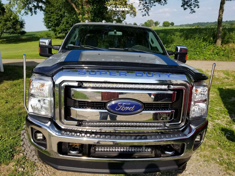 2016 Ford F-250 Super Duty Wheel Offset Aggressive > 1" Outside Fender ...