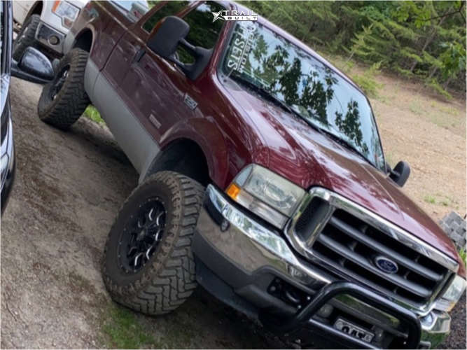 2004 Ford F-250 Super Duty Wheel Offset Aggressive > 1" Outside Fender ...