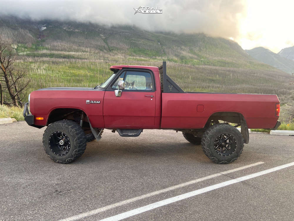 1992 Dodge W250 Wheel Offset Aggressive > 1" Outside Fender Suspension ...