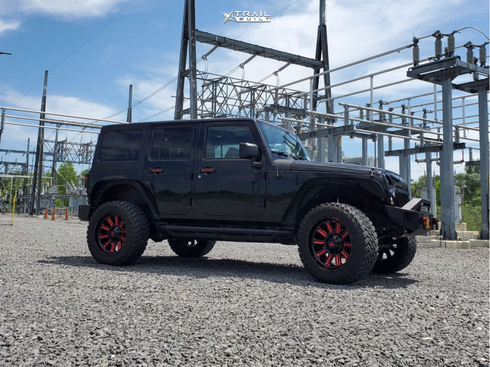 2015 Jeep Wrangler JK Wheel Offset Aggressive > 1" Outside Fender ...
