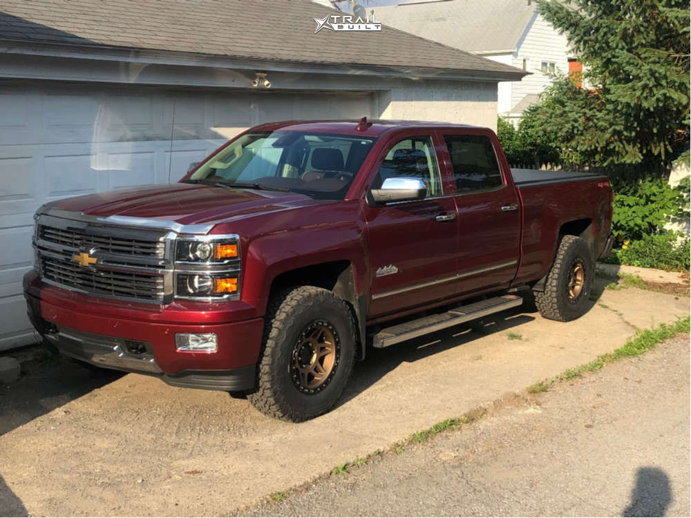 2015 Chevrolet Silverado 1500 Wheel Offset Slightly Aggressive Leveling ...
