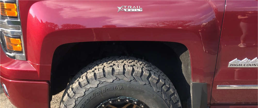 2015 Chevrolet Silverado 1500 Wheel Offset Slightly Aggressive Leveling ...