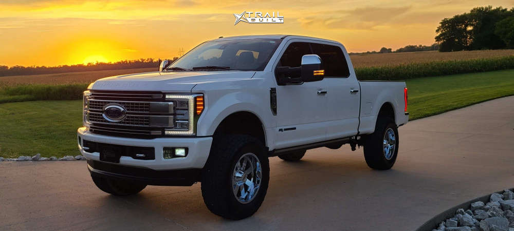 2017 Ford F-250 Super Duty Wheel Offset Aggressive > 1" Outside Fender ...