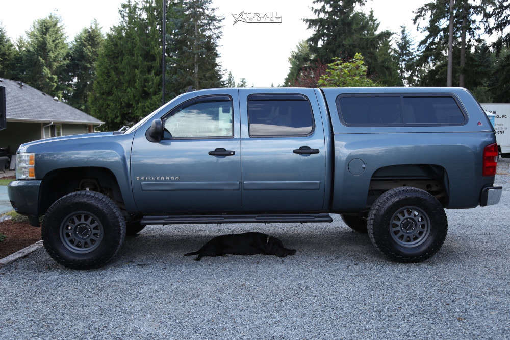 2008 Chevrolet Silverado 1500 Wheel Offset Aggressive > 1" Outside ...