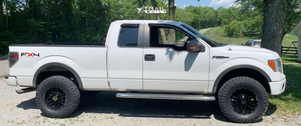 2010 Ford F-150 Wheel Offset Aggressive > 1" Outside Fender Leveling ...