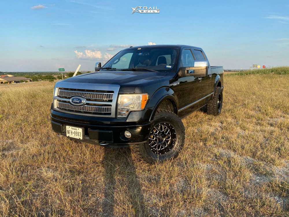 2010 Ford F-150 Wheel Offset Aggressive > 1" Outside Fender Leveling ...