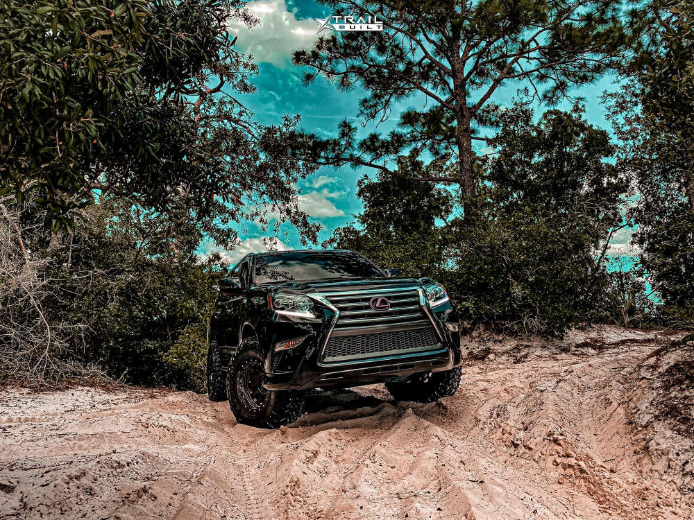 2018 Lexus GX460 Wheel Offset Aggressive > 1" Outside Fender Suspension ...