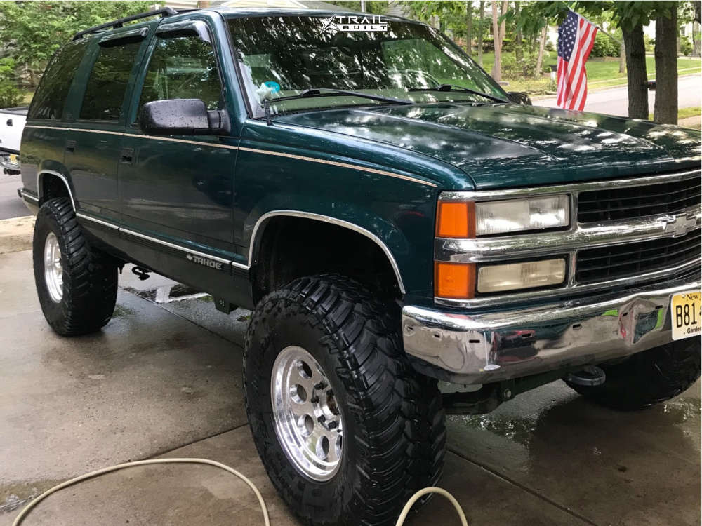1998 Chevrolet Tahoe Wheel Offset Slightly Aggressive Suspension Lift 6 ...