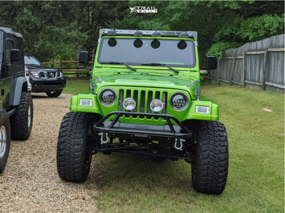 1997 Jeep TJ Wheel Offset Aggressive > 1" Outside Fender Suspension ...