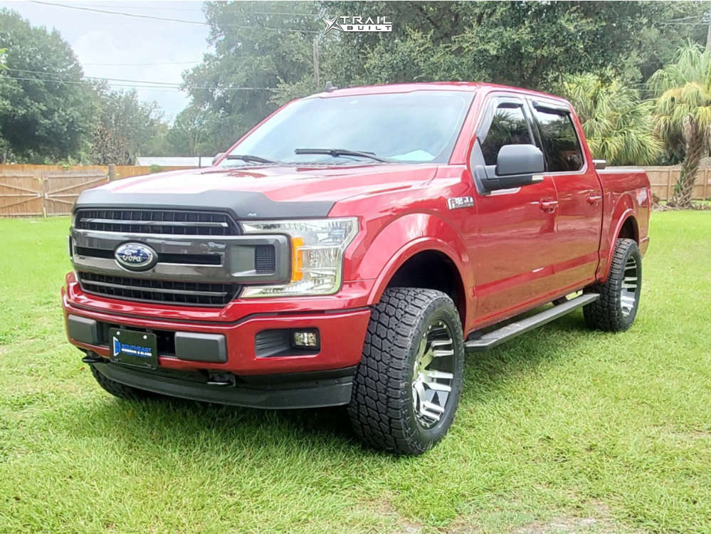 2019 Ford F-150 Wheel Offset Aggressive > 1" Outside Fender Leveling ...
