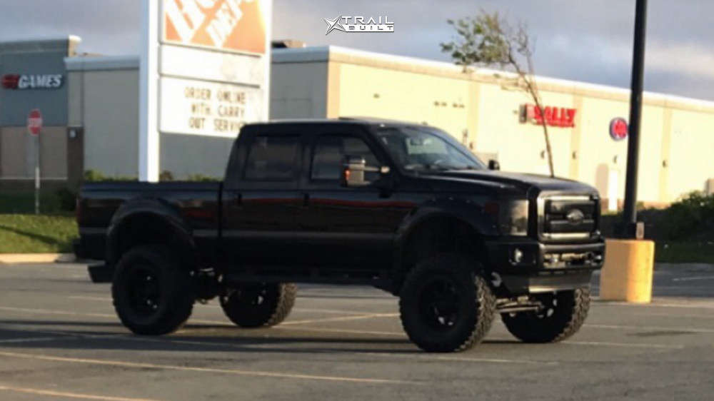 2016 Ford F-250 Super Duty Wheel Offset Aggressive > 1" Outside Fender ...