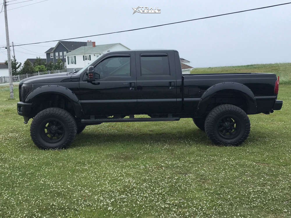 2016 Ford F-250 Super Duty Wheel Offset Aggressive > 1" Outside Fender ...