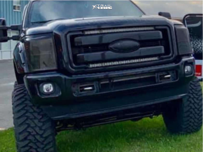 2016 Ford F-250 Super Duty Wheel Offset Aggressive > 1" Outside Fender ...