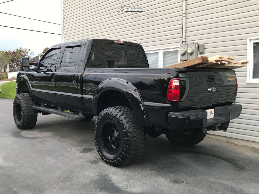2016 Ford F-250 Super Duty Wheel Offset Aggressive > 1" Outside Fender ...