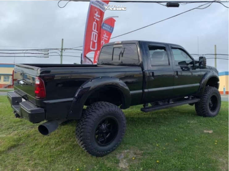 2016 Ford F-250 Super Duty Wheel Offset Aggressive > 1" Outside Fender ...