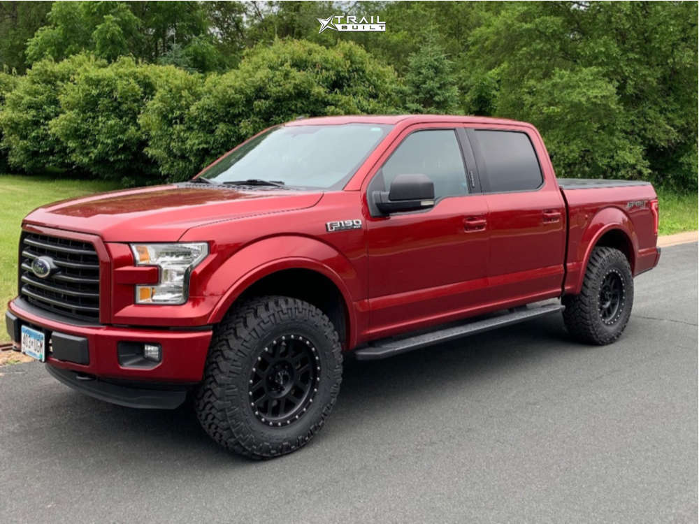 2016 Ford F-150 Wheel Offset Aggressive > 1" Outside Fender Leveling ...