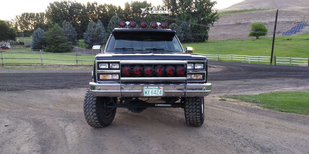 1985 Chevrolet K20 Pickup Wheel Offset Slightly Aggressive Suspension ...