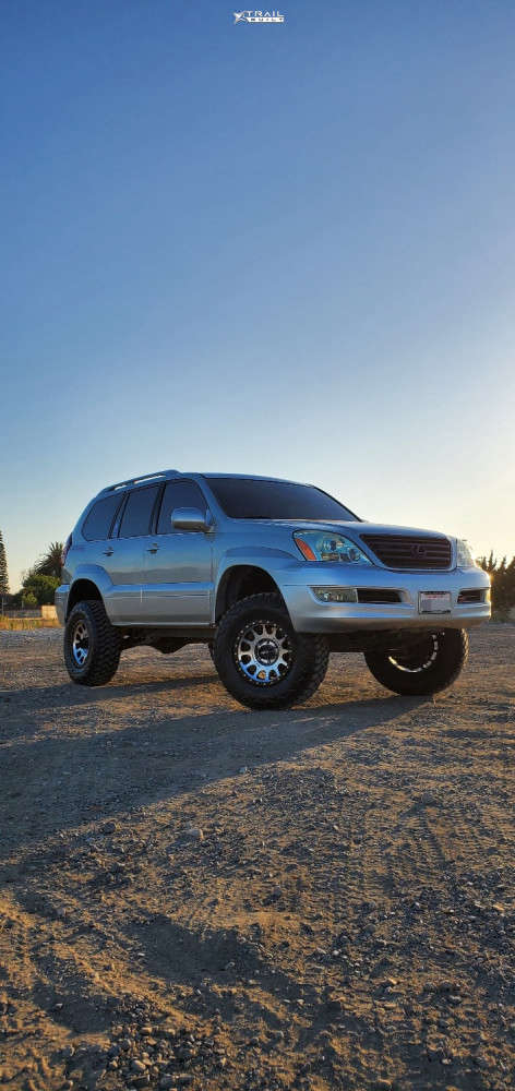 2003 Lexus GX470 Wheel Offset Aggressive > 1" Outside Fender Suspension ...