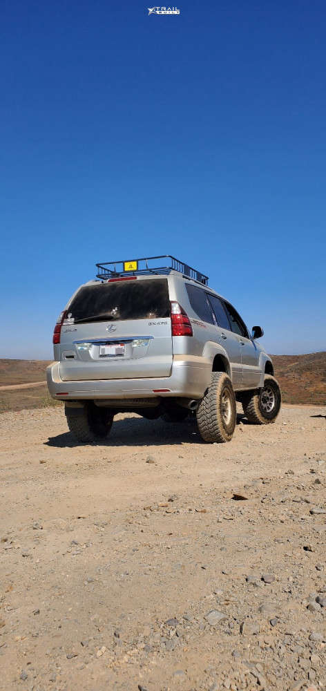 2003 Lexus GX470 Wheel Offset Aggressive > 1" Outside Fender Suspension ...