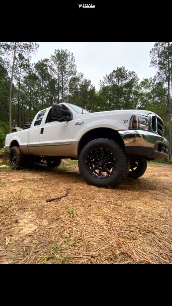 1999 Ford F-250 Super Duty Wheel Offset Slightly Aggressive Leveling ...